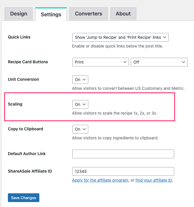 How to disable recipe scaling on a single recipe - WP Tasty How to disable recipe scaling on a single recipe - WP Tasty